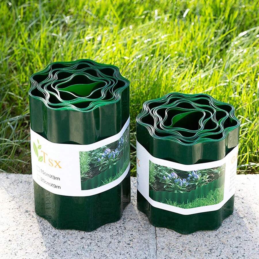 10/15/20cm Plastic Garden Grass Lawn Edge Fence Path Flexible Lawn ...