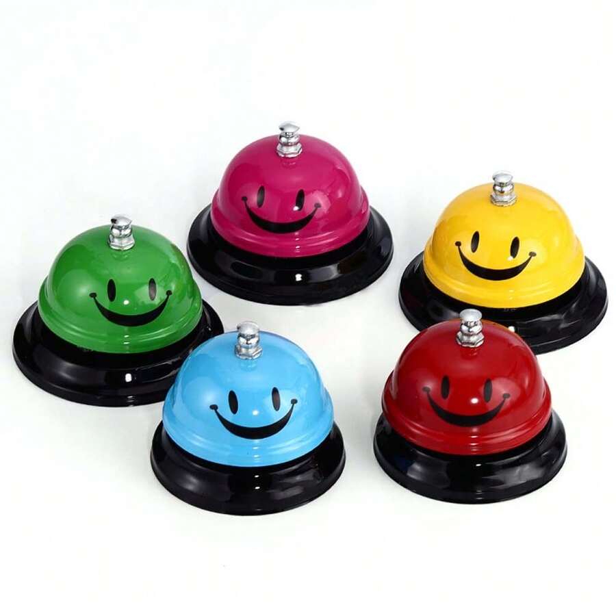 1 Pc Call Bell Desk Bell For Service 3 Inch Diameter Smile Face Service ...
