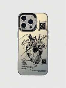 Fashionable Dark Gray Framed Soft Protective Phone Case With Anatomical ...