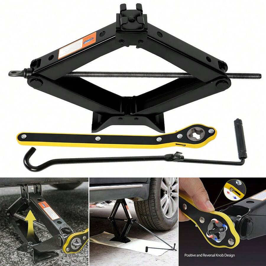 Scissor Jack For Car, 2 Ton Car Jack Kit - Tire Jack,Smart Mechanism ...