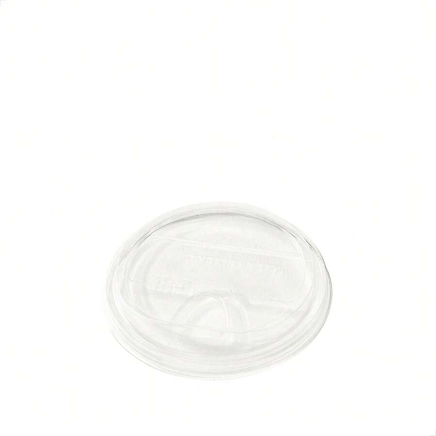 NATURAL Flat Sip Lid Set Of 50 - Plant Based 96mm Lids For Cold Cups ...