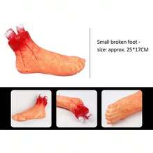 1pc Halloween Horror Props Bloody Hand Haunted House Party Decoration ...
