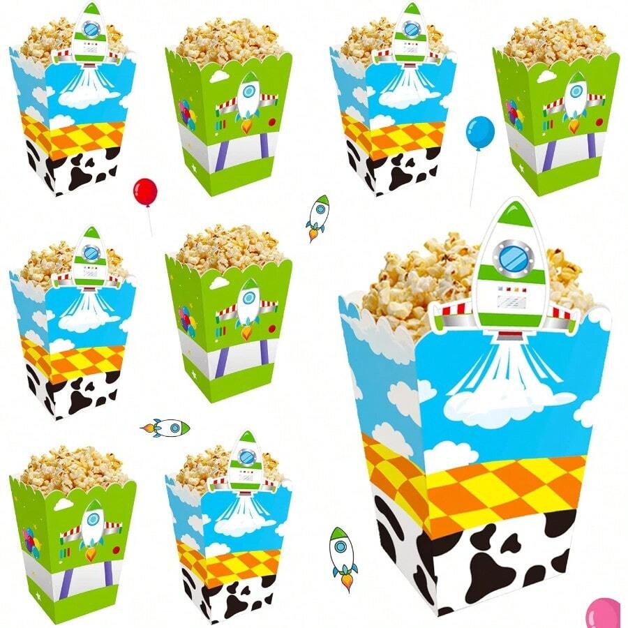 Toy Inspired Cartoon Story Popcorn Boxes - 24pcs Themed Birthday Party ...