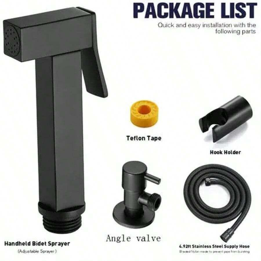 Toilet Faucet Spray Gun With Angle Valve | SHEIN USA