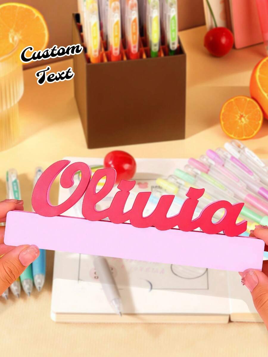 1pc 3D Printed Personalized Desk Name Tag, Custom Desk Name Tag ...