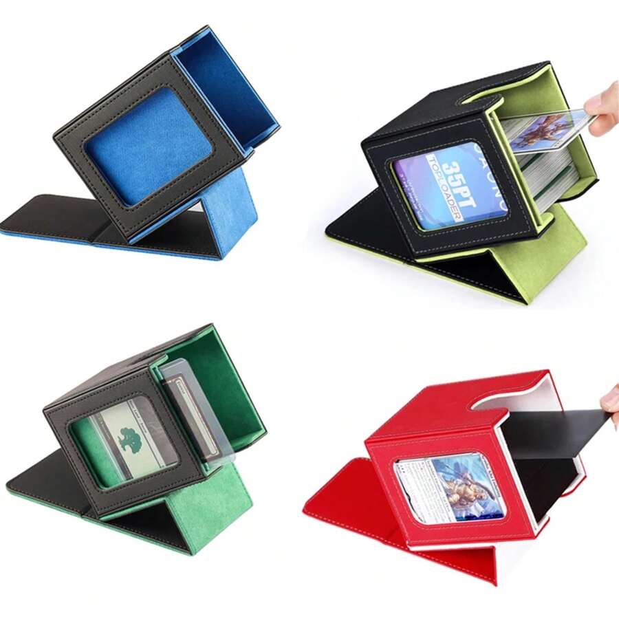 New Window Collection Box Game Card Organizer Storage Box Card Stacking ...