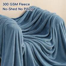 Ultra Soft Fleece Blanket King Size, No Shed No Pilling Luxury Plush ...