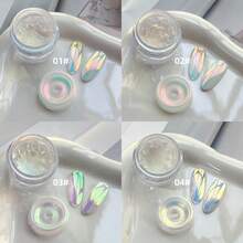 0.3g/Pc Sky Mirror Holographic Nail Powder Fairy Aurora Chameleon ...