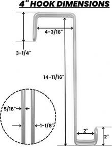 Concrete Cinder Cement Block Wall Outdoor No Drill Fence Hooks Hangers ...