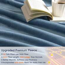 Ultra Soft Fleece Blanket King Size, No Shed No Pilling Luxury Plush ...
