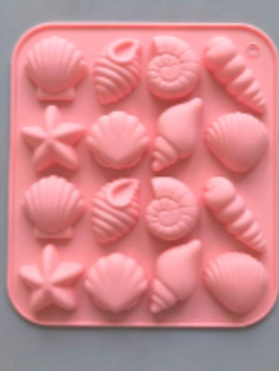 16 cavity shell, conch, starfish and other shaped silicone molds DIY ...