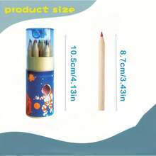 16 cajas Mini de 12 colores Juego de lápices de colores para artistas ...