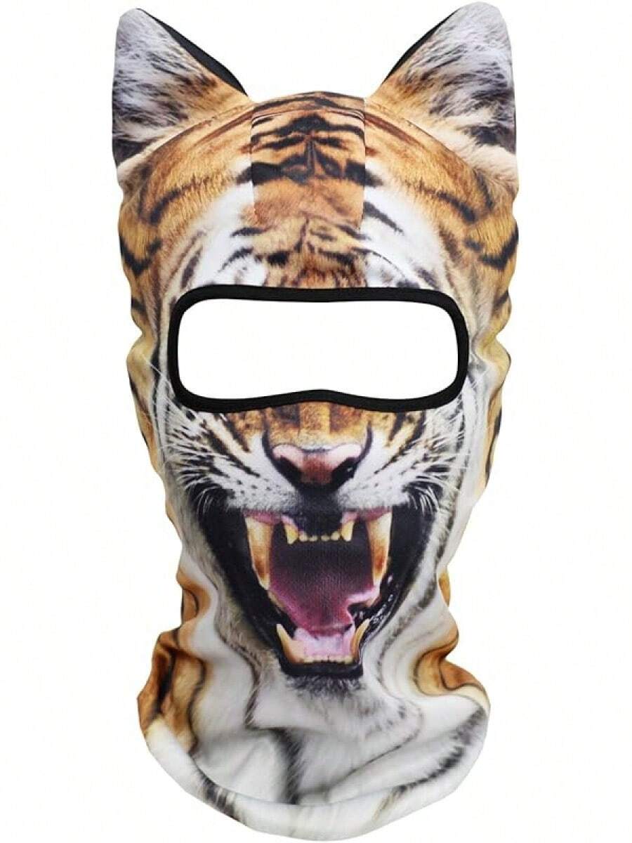 WTACTFUL 3D Stand Ears Animal Balaclava Face Music Festivals, Raves ...