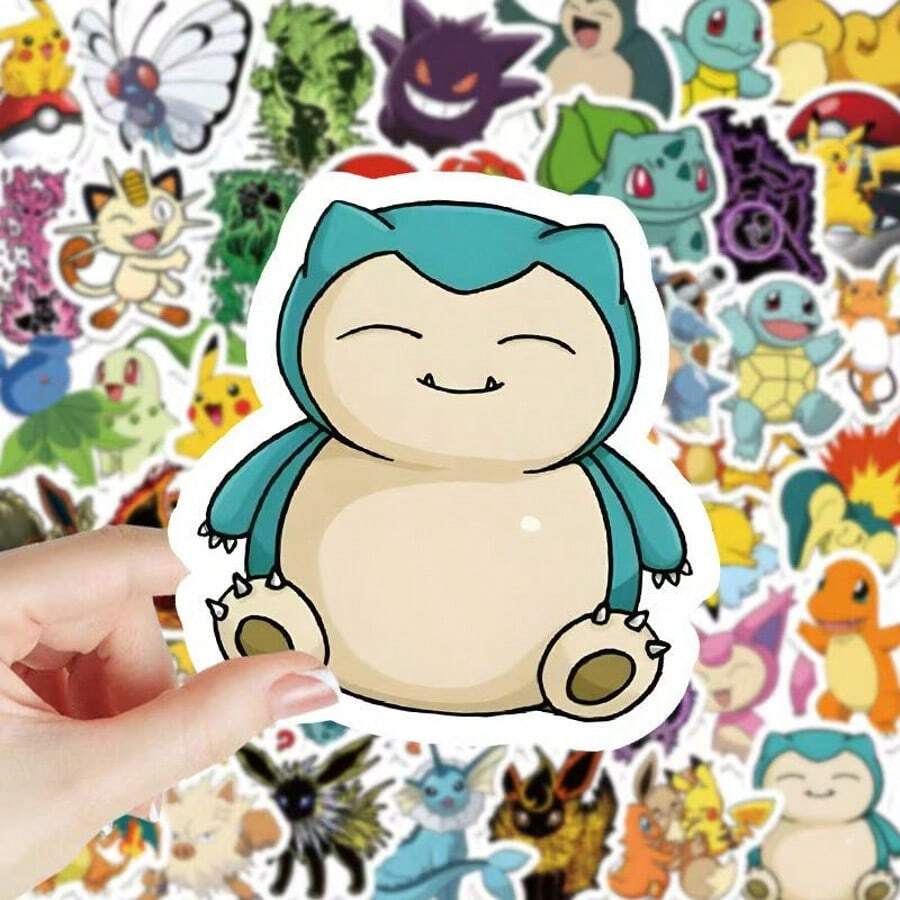 pokemon Spring Pokémon Sticker Q Version Pokémon Peripheral Hand Note ...