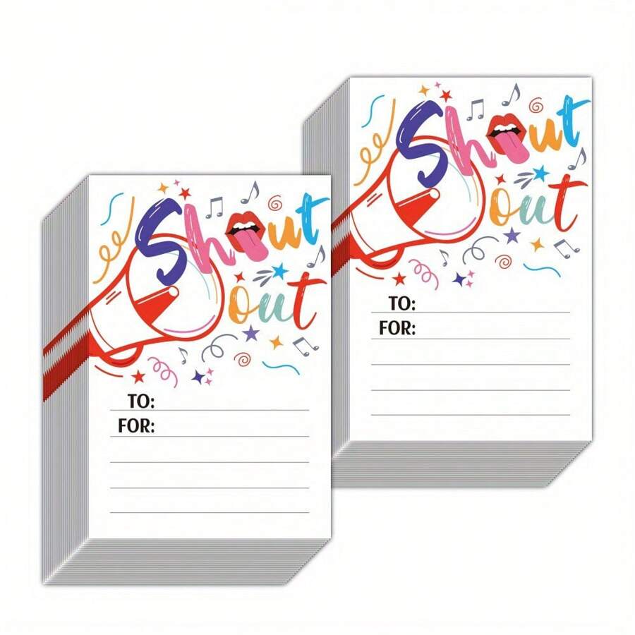 20 piezas Tarjetas de Apreciación - Tarjetas de Reconocimiento de ...