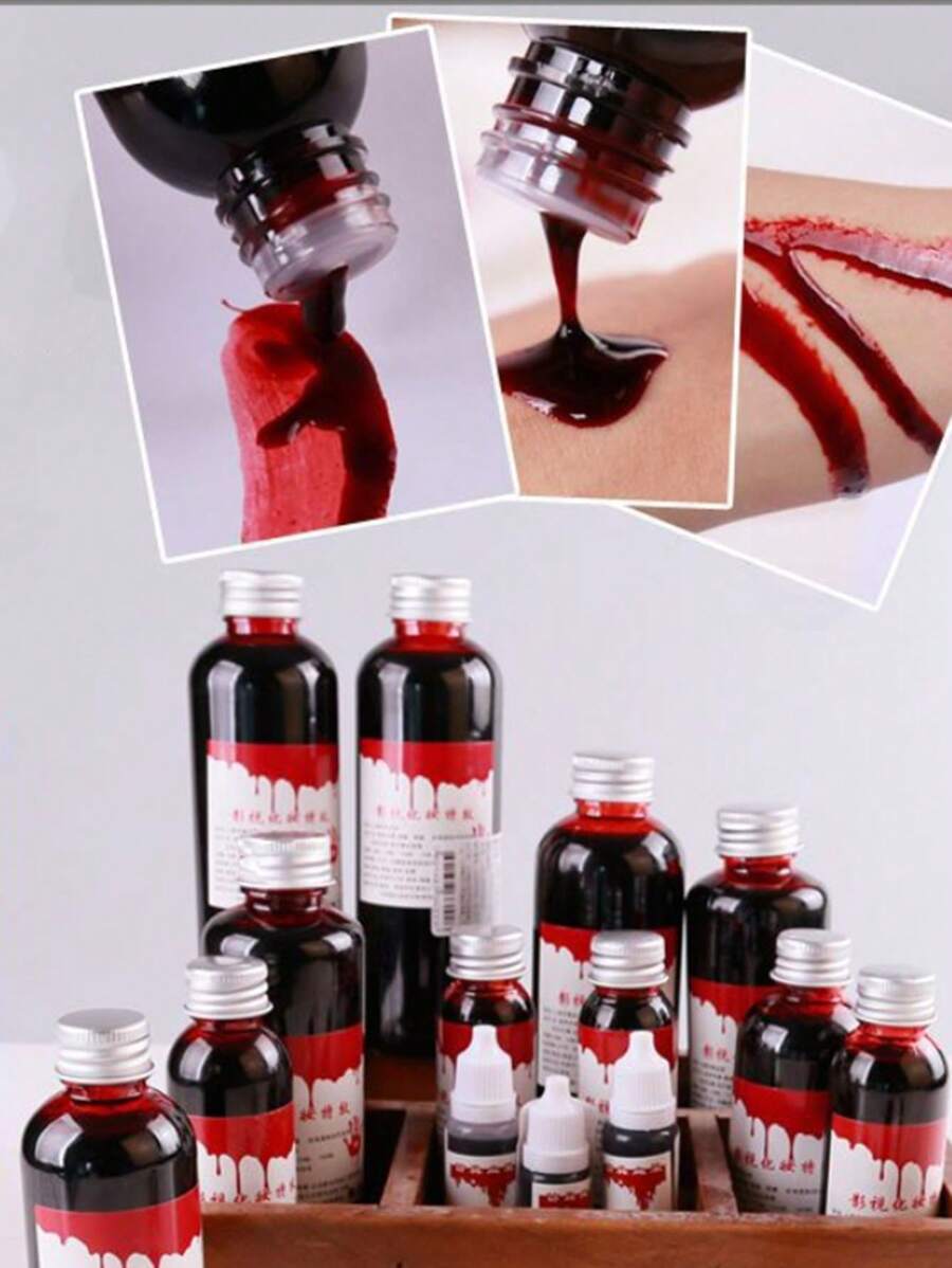 Realistic Prop Fake Blood Capsules, Edible Artificial Blood Plasma For ...