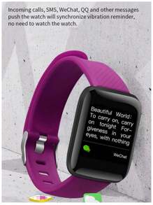 Full Screen Smart Watch, Available In Black And Purple. Men's And Women ...