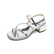 Weiwei Girl 367-1 ストラップローマンサンダルは、夏にスカートと合わせて履く女性用で、美しくて疲れにくいハイヒールです ...