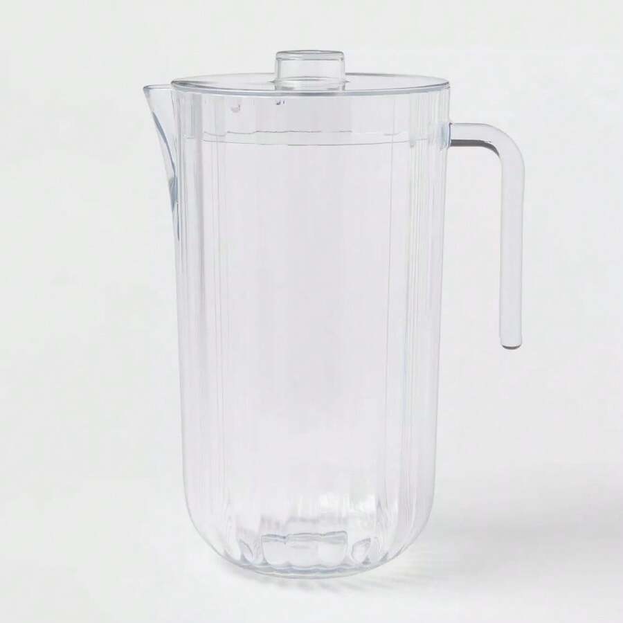 100oz Plastic Beverage Pitcher, Plastic Juice Pitcher With Lid, Water ...