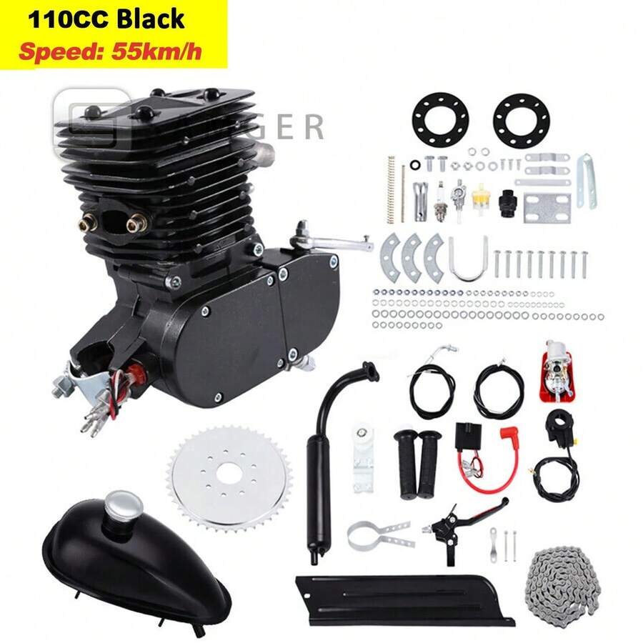 50/80/100CC Engine Kit 2 Stroke Pocket Bike Engine Electric Complete ...