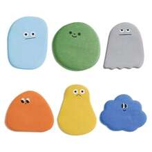 6 Stück süße Haftnotizen. Cartoon Jelly Bean Serie kreative abnehmbare ...