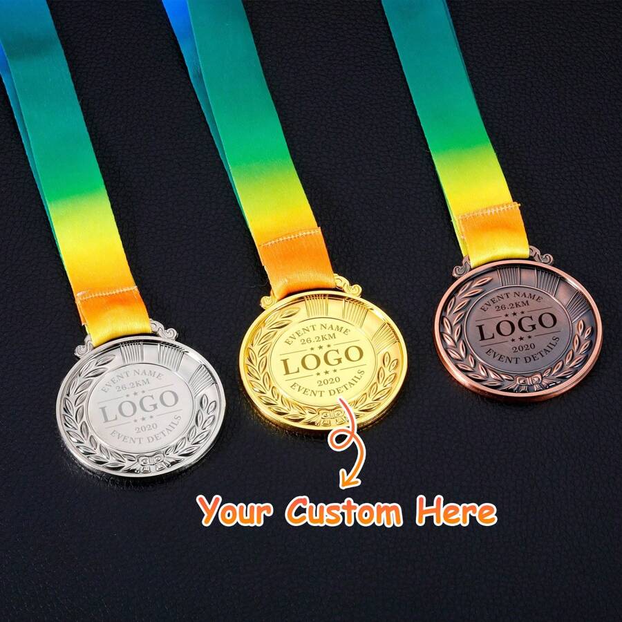Personalised Medal Design Custom Sport Medal Custom Medals Race Award ...
