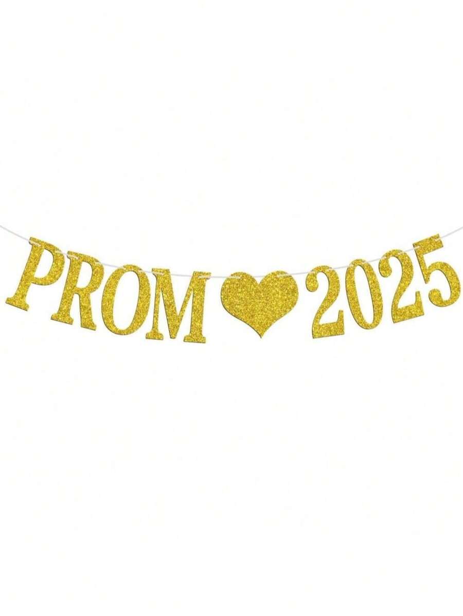 Prom 2025 Banner, 2025 Prom Night Bunting Decorations, Class Of 2025 ...