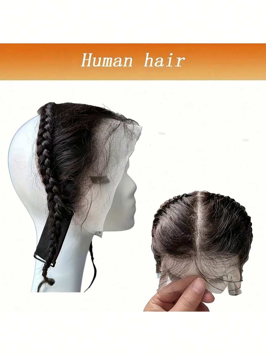 Frente de encaje transparente con vincha, con línea natural del cabello ...
