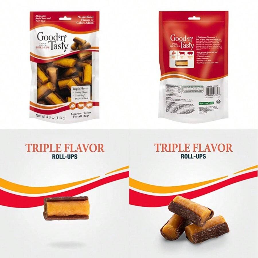 Good 'n' Tasty Triple Flavor Roll Ups 4 Oz Cheese Beef Pork | SHEIN USA