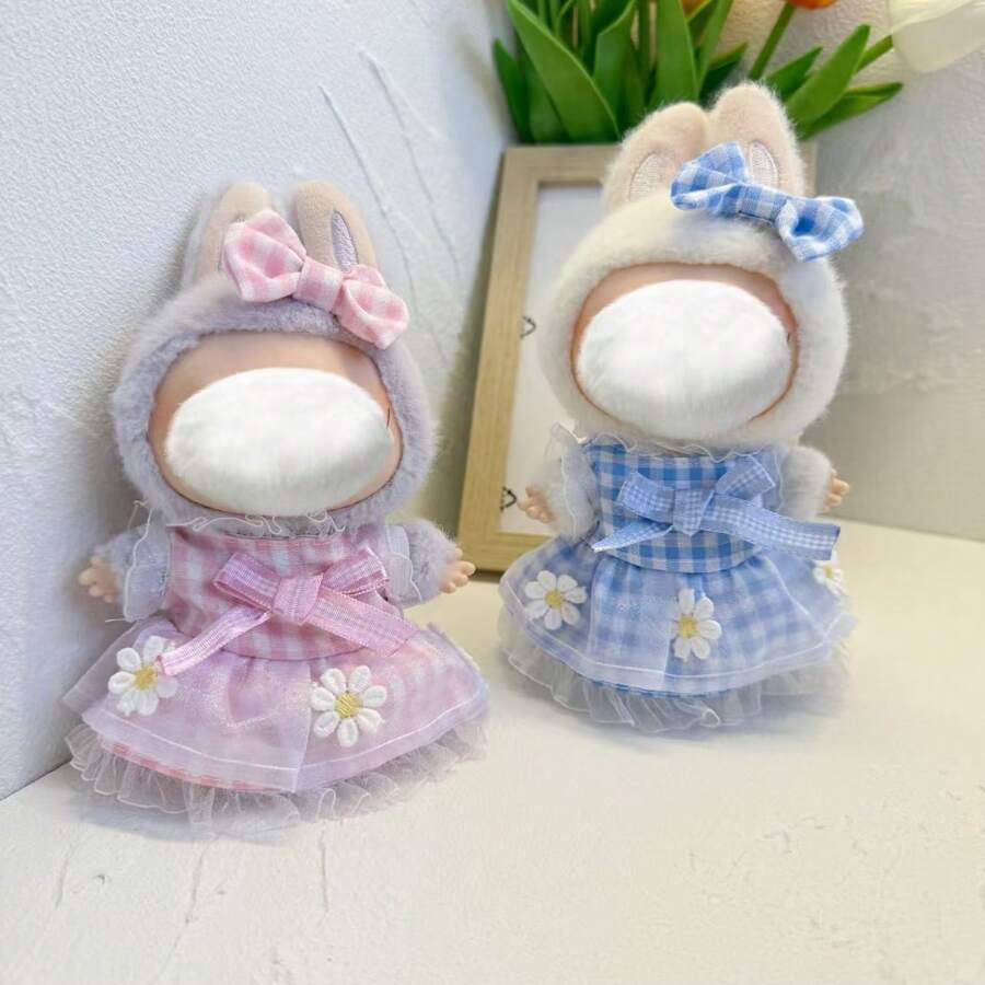 [Dress Only] New Popular 17CM LABUBU Daisy Dress 1st 2nd 3rd Generation ...