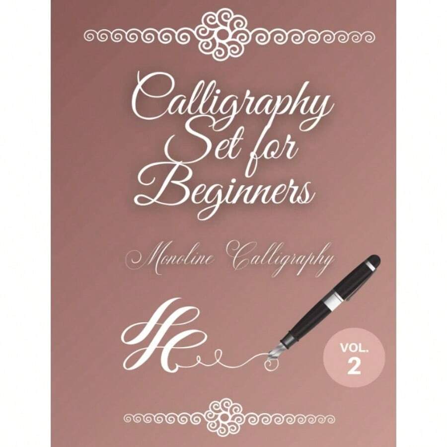 Calligraphy Set For Beginners: Calligraphy Workbook: Learn Monoline ...