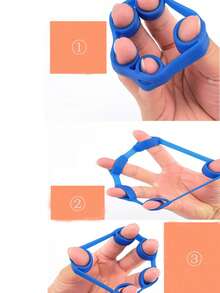 1pc Silicone Five-Finger Strength Trainer, Finger Separation & Finger ...