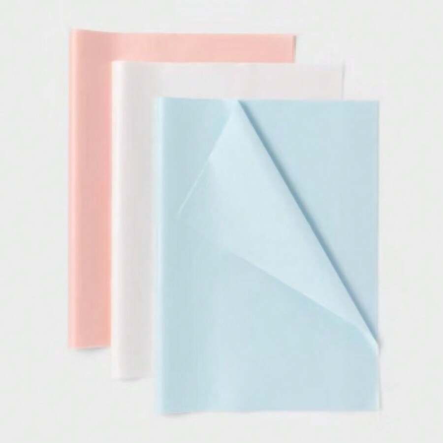 20ct Banded Tissue Pink/White/Light Blue | SHEIN USA