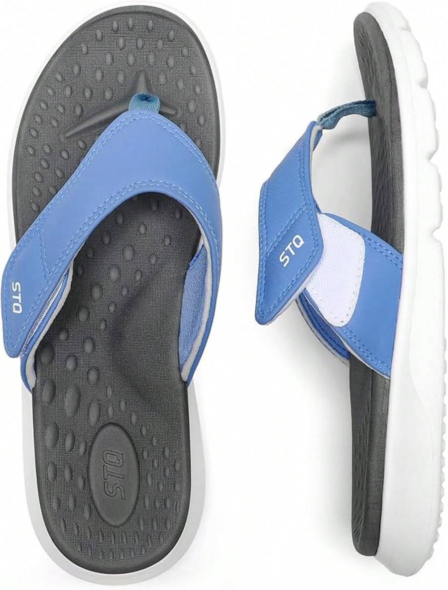 STQ Orthopedic Flip Flops For Women | Memory Foam Flip-Flops For ...
