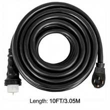 10 FT 50 Amp Heavy Duty Generator Extension Cord With Locking ...