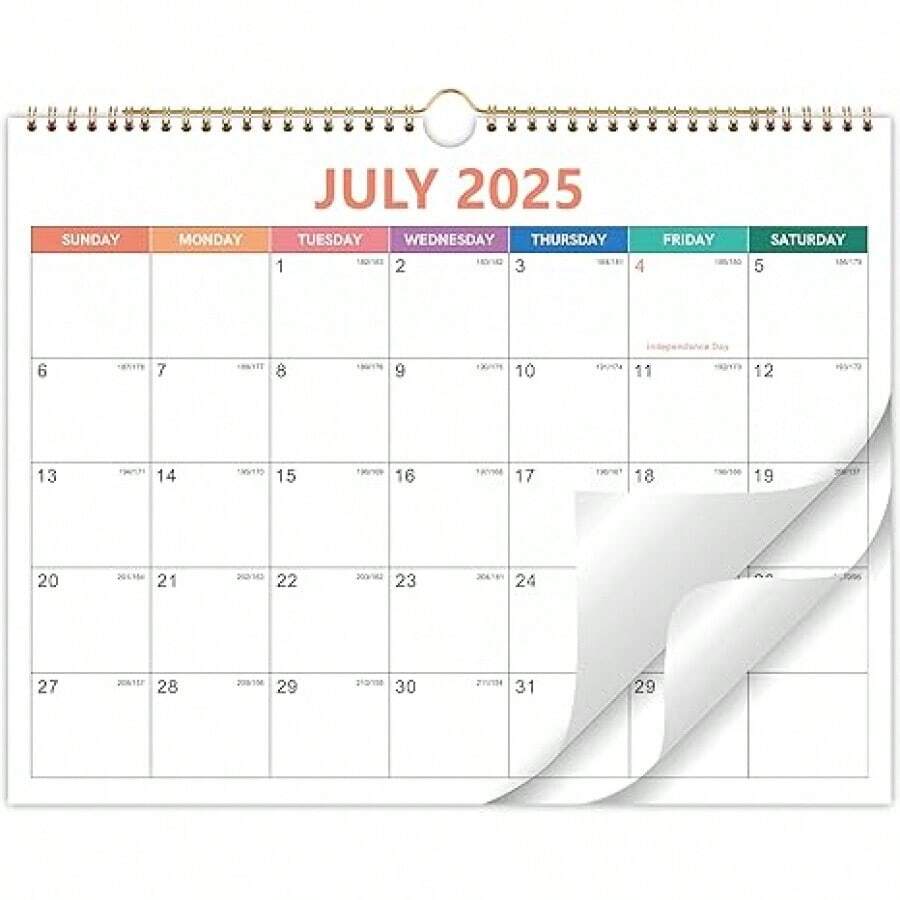 Monthly Calendar From July 2025 To December 2026, Calendar 2025-2026 ...