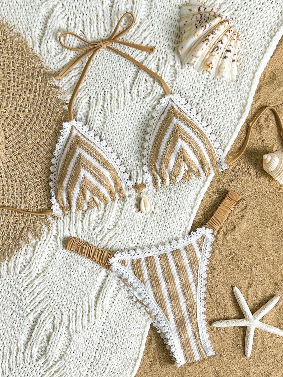 Bikinx 2025 Maiô Bikini Triângulo de Volta às Aulas para Mulheres ...