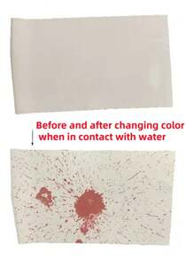 1pc Color Changing Bath Mat, Water Turns It Red Blood Bloody Footprint ...