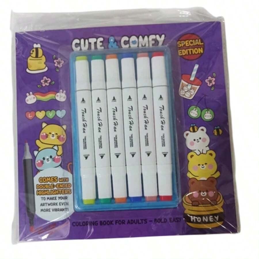 Cute & Comfy Book With Bobbie Goods Pens Dual Tip Pen Permanent ...