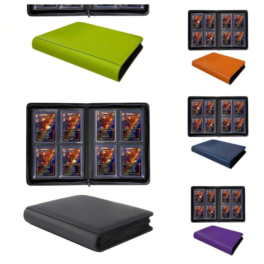 Premium 3x4 Card Collecting Album, 4-Pocket Card Binder Album, 3x4 Side ...