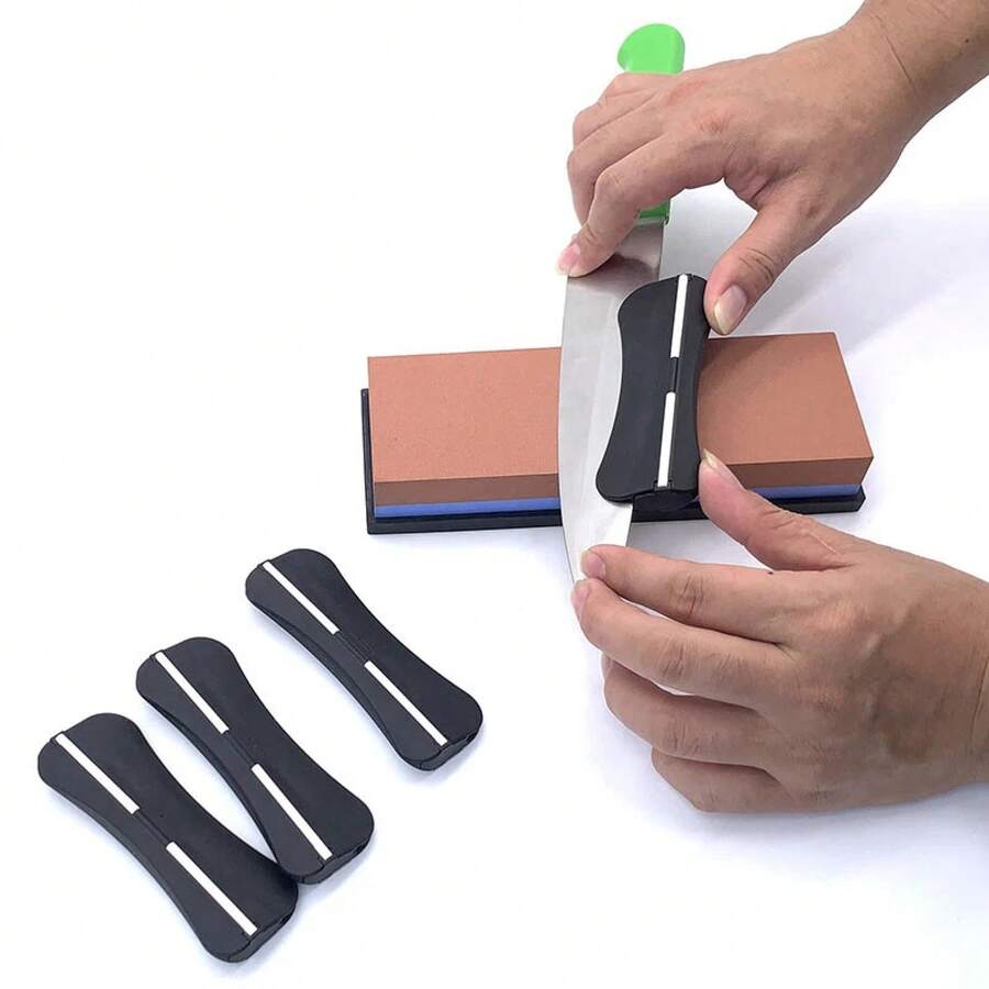 9pcs Black Sharpening Stone Assistant, Kitchen Sharpening Tool, Ceramic ...
