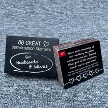 Couples Dialogue Game English Card, Table Game 88 Great Conversation ...