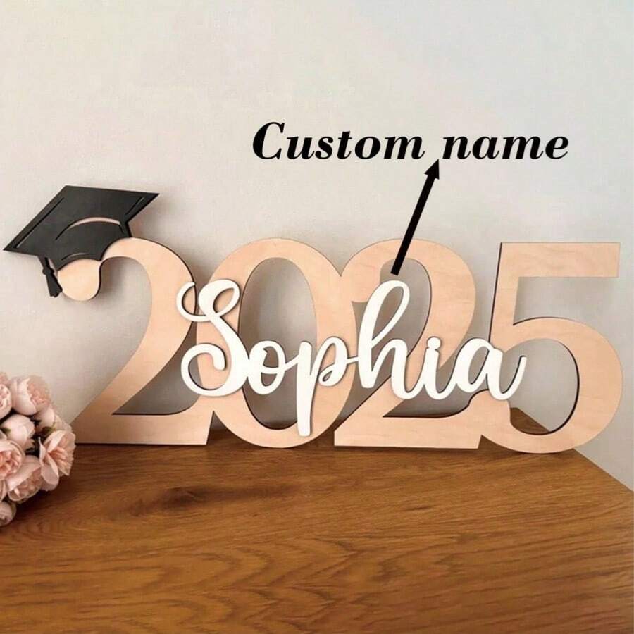 Personalized Graduation Name Tag, 2025 Graduation Gift, Customized ...