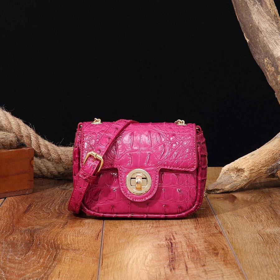[Elegant Mini Clutch] Mini Elegant Crocodile Embossed Clutch Bag | For ...