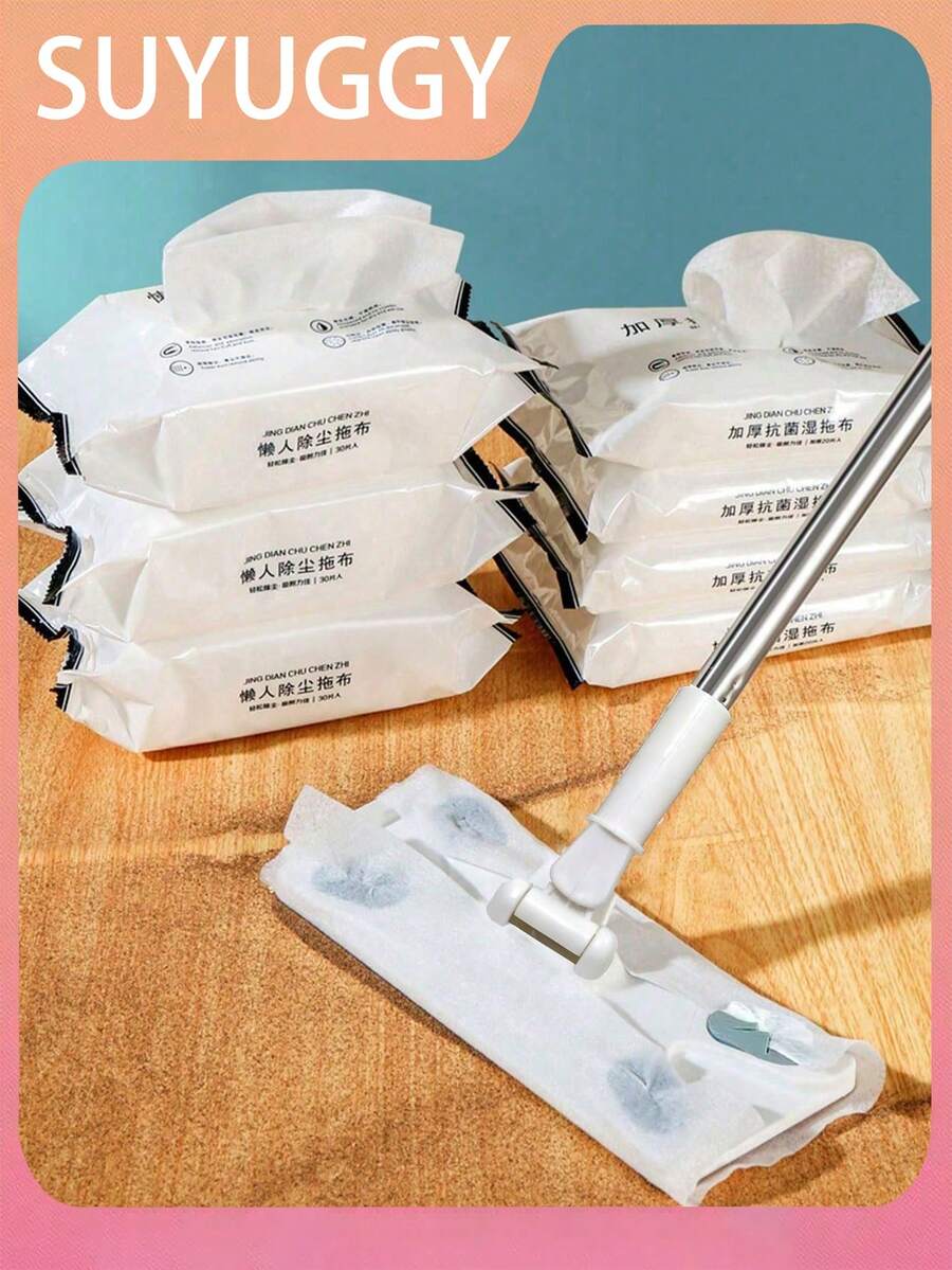 1/3 Packs 30/90 Pieces Of Dry Tissues For Dust Electric Mop, One-Time ...