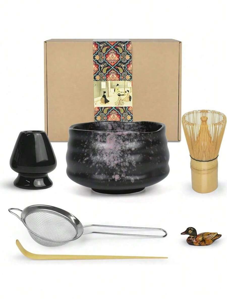 Matcha Ceremony Kit For Japanese Tea Ceremony, Traditional Matcha Bowl ...