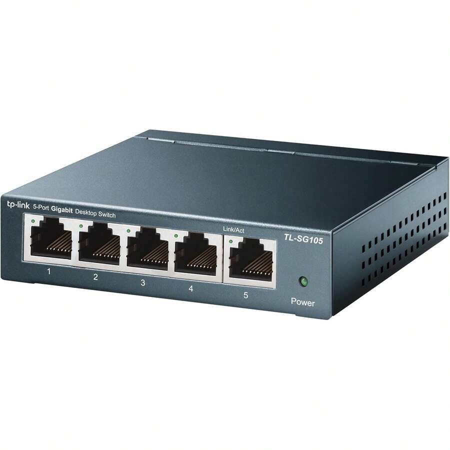 TP-Link 5-Port Gigabit Desktop Unmanaged Ethernet Switch, Expansion ...