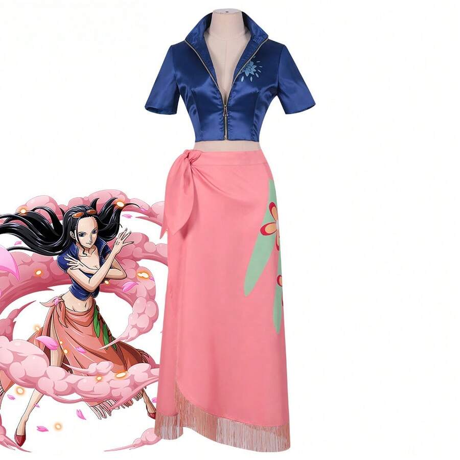 One Piece Cosplay Costume Nico.Robin Complete Set Empress Snake ...
