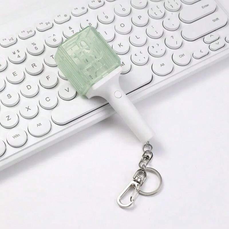 HOT Kpop Mini Light Stick Keychains Electronic Lights Bag Pendant ...