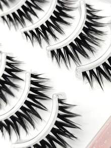 10pcs Thai Style Dramatic Cartoon Asian-Caucasian Hybrid False ...